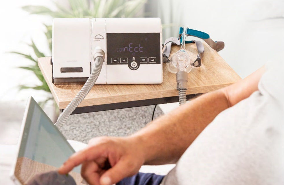 Löwenstein Prisma SMART (WHITE) Device & Mask Bundle - Including POD S ...